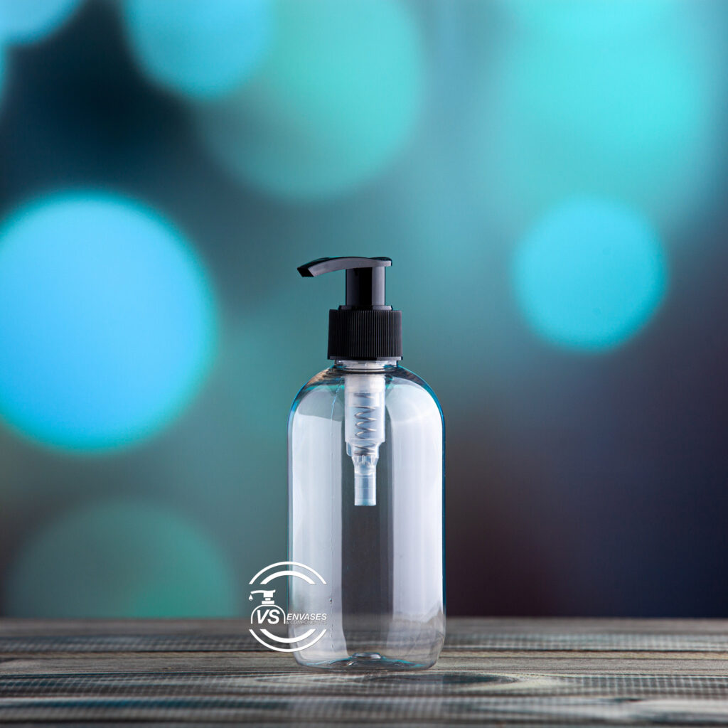 GARRAFA 250ML BOMBA CREMERA NEGRO – VS Envases